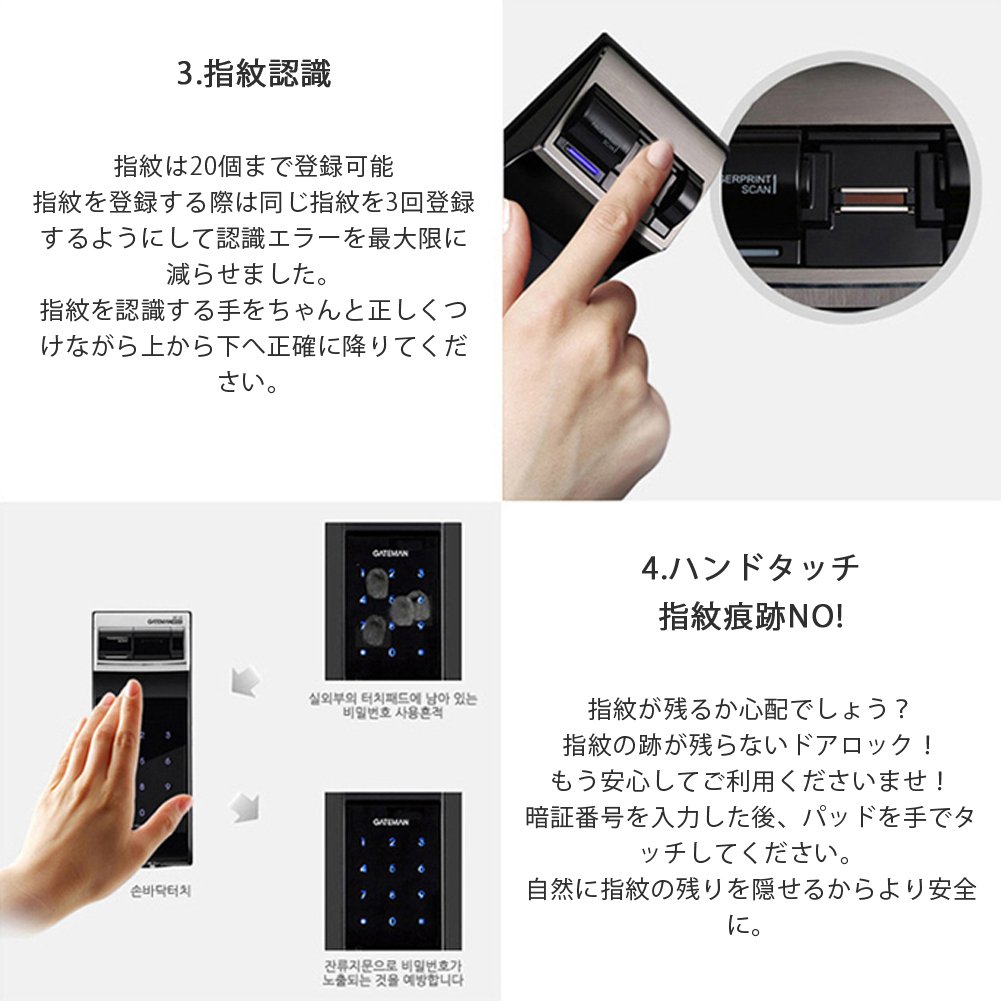 GATEMAN / ゲートマン Nero.他社交換用デジタルドアロック